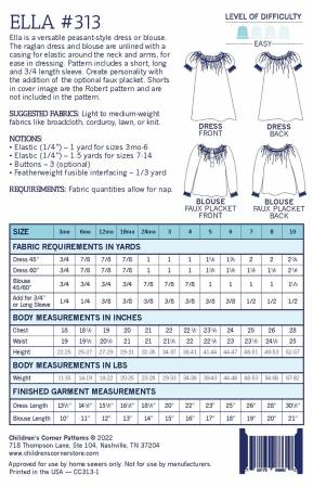 Ella Top and Dress – the-sew-op