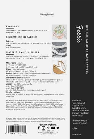 Ferris Bag Pattern – the-sew-op